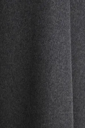 RÓHE Wool-blend Felt Midi Skirt - Anthracite