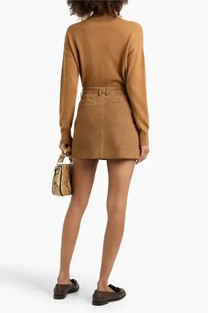 Theory Suede Mini Skirt