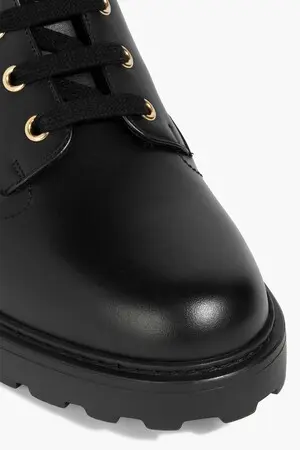 Bally Galya Leather Combat Boots