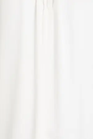 Vince Gathered Silk-blend Blouse