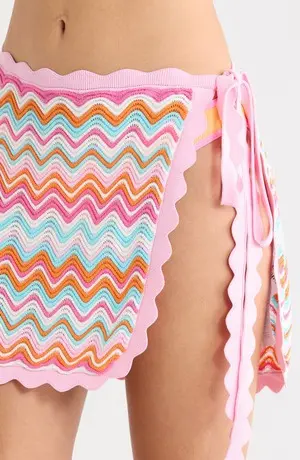 KULANI KINIS Essential Scalloped Trim Cover-up Sarong