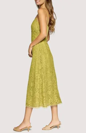LOST + WANDER Serafina Lace Midi Dress