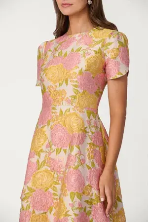 Shoshanna Floral Jacquard Vivianne Dress