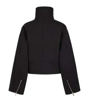 Alaïa Layered Biker Jacket - Clear