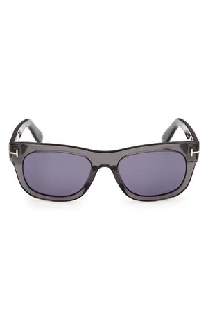 TOM FORD Rectangular Acetate Sunglasses - Grey/other/blue