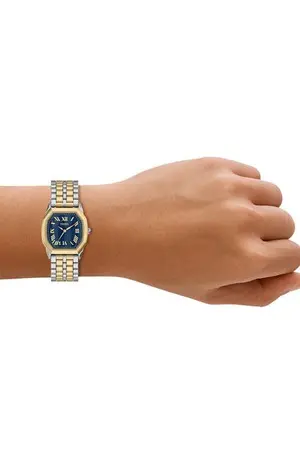 Fossil Harlow Octagonal Case Two-tone Bracelet Watch