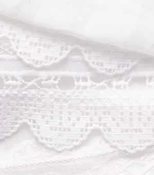 Zimmermann Ramie Lace Aster Blouse - Ivory