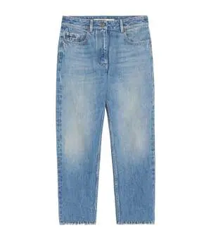 Valentino Garavani Cropped Straight Leg Jeans