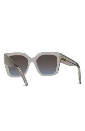 Givenchy Bold Square Sunglasses - Grey/other/gradient Blue