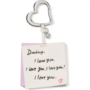 Kate Spade New York Charmed Embossed Leather Bag Charm - Cream Multi
