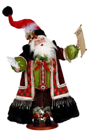 MARK ROBERTS Santa's List - Red