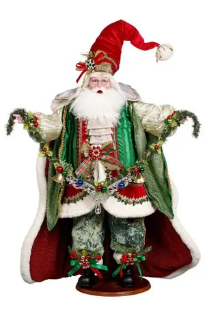 MARK ROBERTS Jewels And Gem Santa - Red