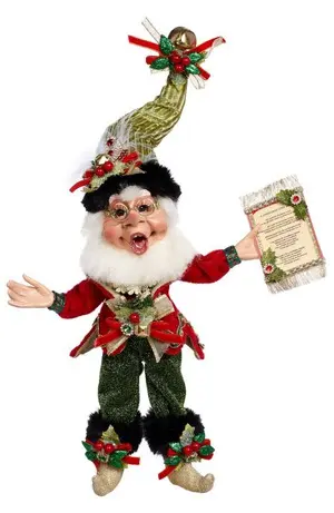 MARK ROBERTS Christmas Carol Elf - Red