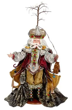MARK ROBERTS Santa Fantasia - Deep Red