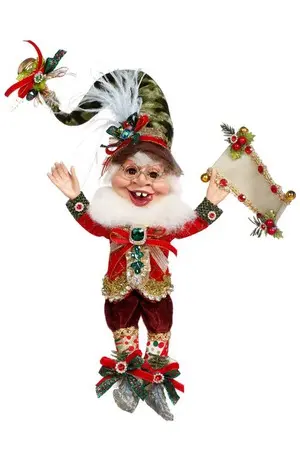 MARK ROBERTS On The Naughty List Elf - Red