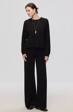 JUANA Nilo Knitted Pull-on Pants - Black