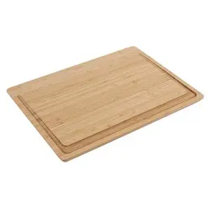 KUHN RIKON Iced Cutting Board With Groove, 14.2-inch X 10.2-inch - Brown