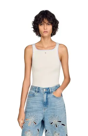 Sandro Striped Camis Tanks For Women