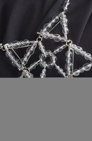 Noir Kei Ninomiya Beaded Safety Pin Harness