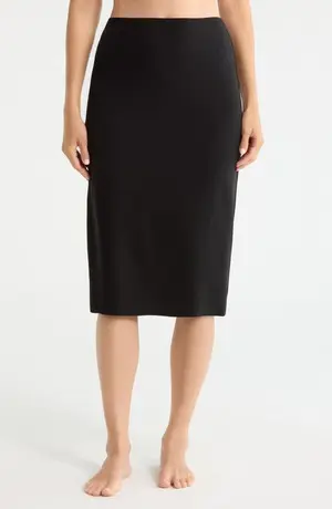 Nordstrom Invisible Edge Slip Skirt - Black