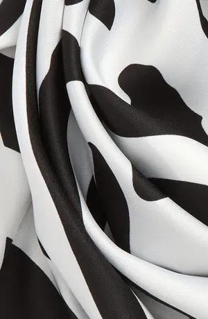 Lele Sadoughi Zebra Scarf - Jet