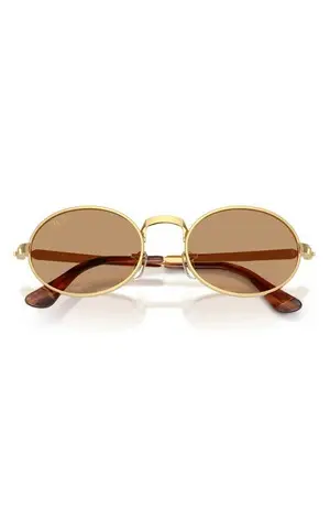 Ray-ban Oval Sunglasses - Arista/brown