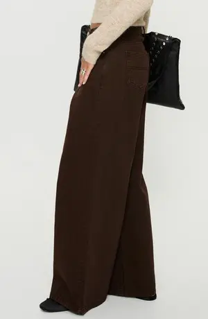 Princess Polly Naylor Mid Rise Wide Leg Jeans