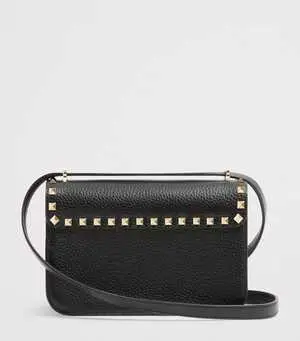 Valentino Garavani Grained Leather Rockstud Shoulder Bag
