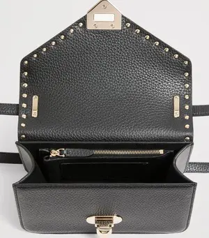 Valentino Garavani Grained Leather Rockstud Shoulder Bag