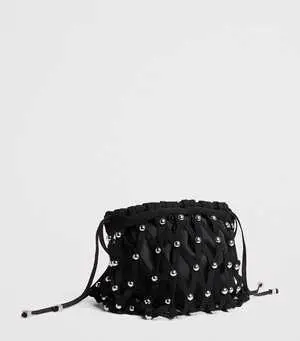 Sandro Studded Shoulder Bag