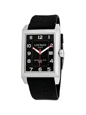 Locman Stealth R Rectangle Watch 34mm
