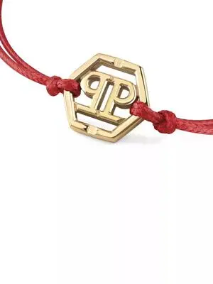 Philipp Plein Linked Logo Plaque Bracelet