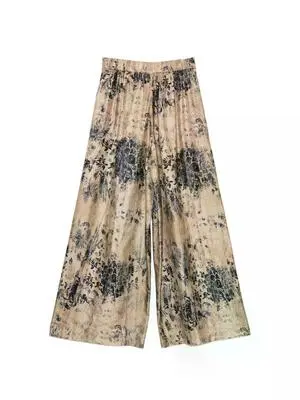 Antonio Marras Floral Print Palazzo Pants