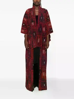A.N.G.E.L.O. VINTAGE CULT 1990s Geometric Print Kimono