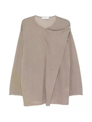 VIKTORIA CHAN Cilla Asymmetric Panel Cardigan