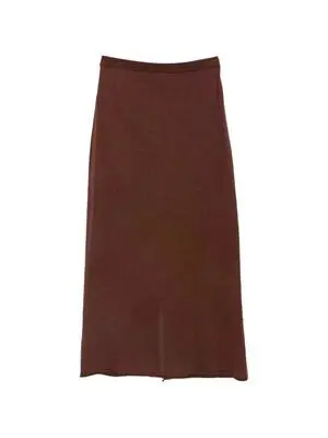 VIKTORIA CHAN Kalida Dot-texture Maxi Skirt