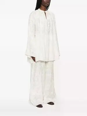 VIKTORIA CHAN Paisley Embroidered Blouse