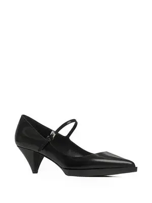 Prada Buckle-strap Pointed-toe Pumps