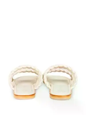 SPAZIO CORRIDONI 1 Braided Strap Sandals - White