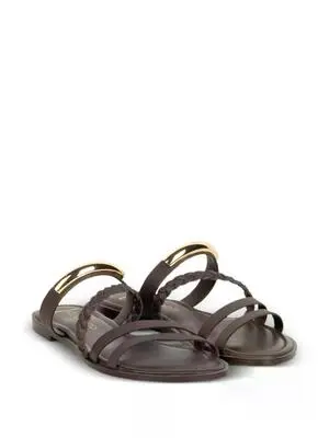 SPAZIO CORRIDONI 1 Braided Metal-detail Sandals
