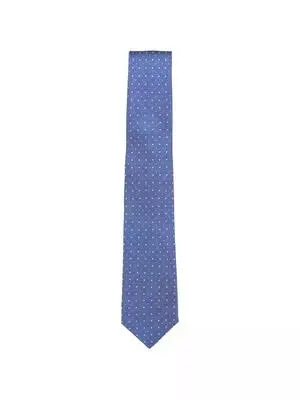 GIERRE MILANO Polka-dot Silk Neck Tie