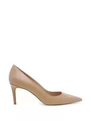 STUART WEITZMAN Power Leather Pumps - Neutrals