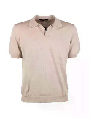 Tagliatore Short-sleeve Knitted Polo Shirt