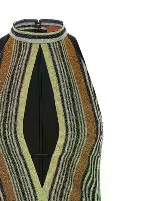 Missoni Striped Lamé Mini Dress