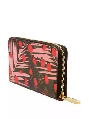 LOUIS VUITTON 2016 Monogram Jungle Dots Zippy Wallet Long Wallets