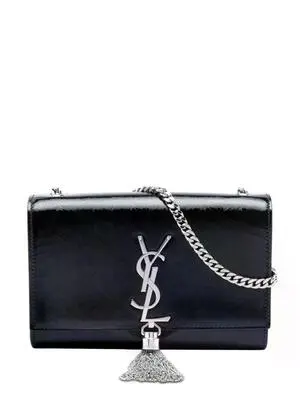 Saint Laurent Medium Monogram Kate Tassel Crossbody Bag - Black