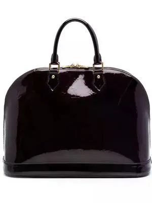 LOUIS VUITTON Monogram Vernis Alma Gm Handbag - Purple