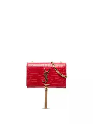 Saint Laurent Small Kate Tassel Crossbody Bag - Red