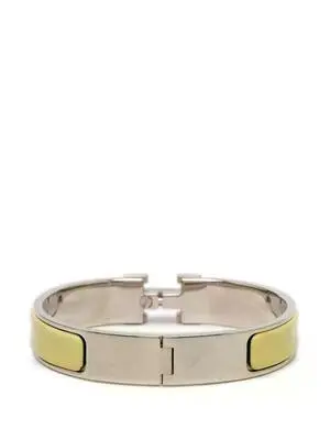 Hermès Narrow Enamel Bracelet - Yellow