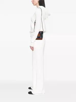 Celine Small Denim Cuir Triomphe Bucket Bag